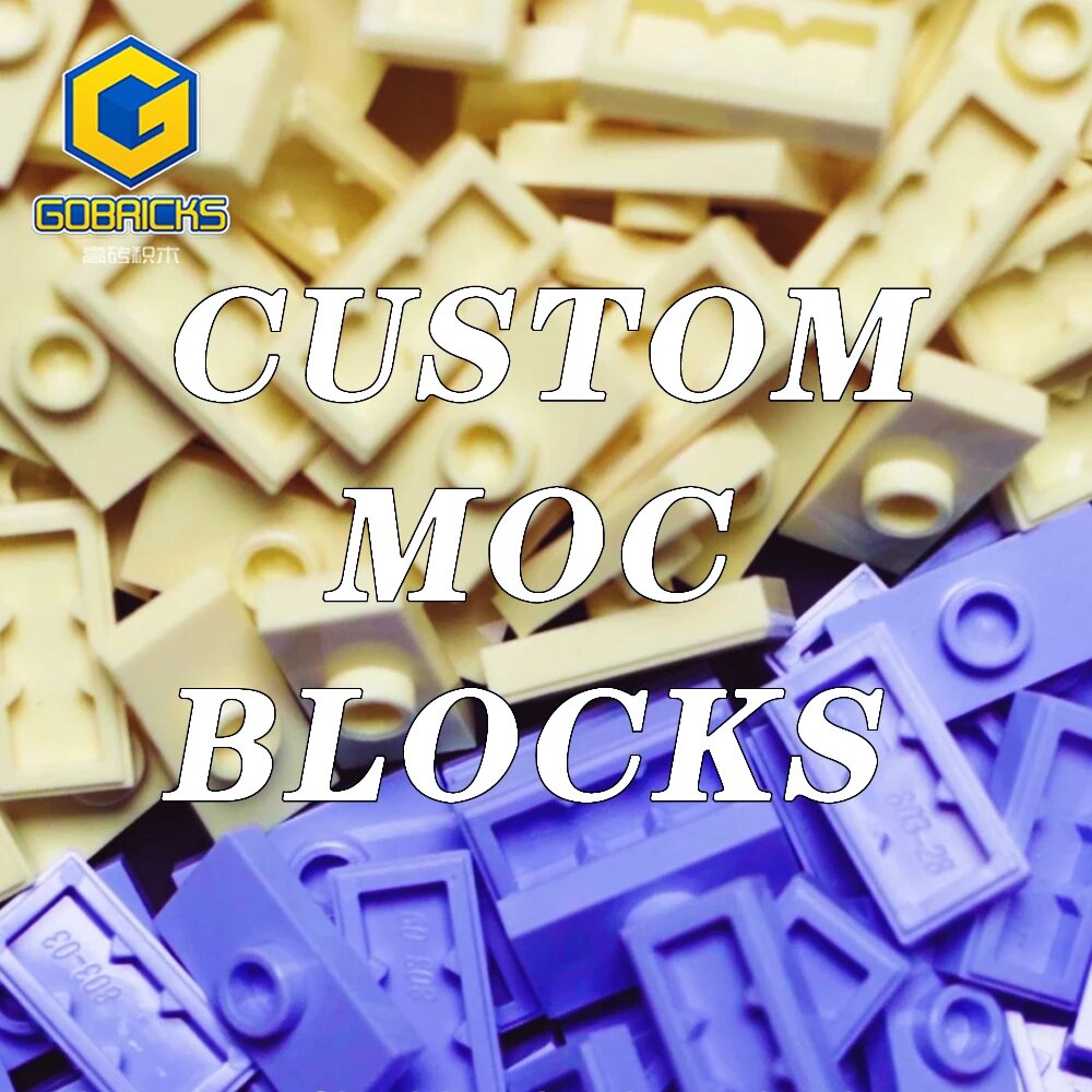 Gobricks пластиковые строительные блоки MOC набор 14+