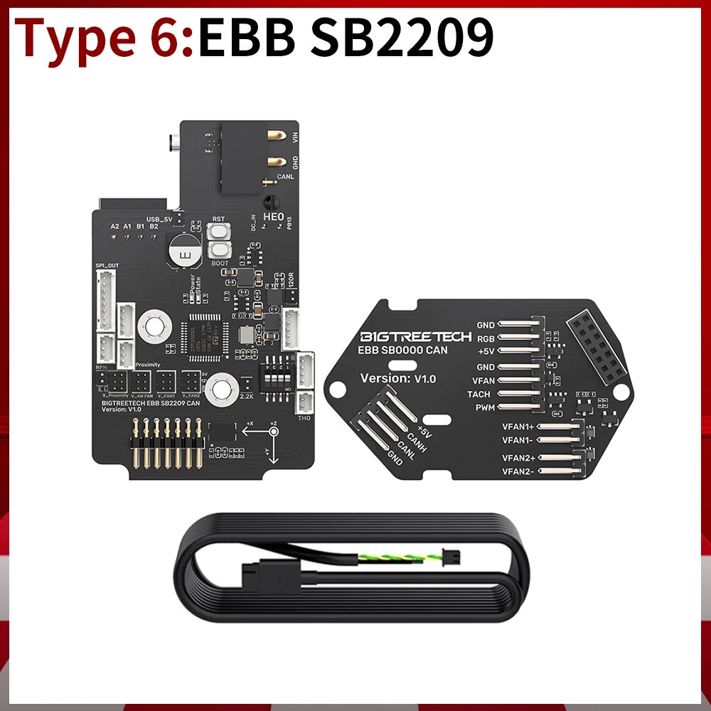 BIGTREETECH EBB SB2209 CAN экструдер для 3D-принтера, Type 6
