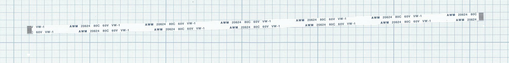 Шлейф универсальный 10pin, шаг 0.8мм, длина 30см