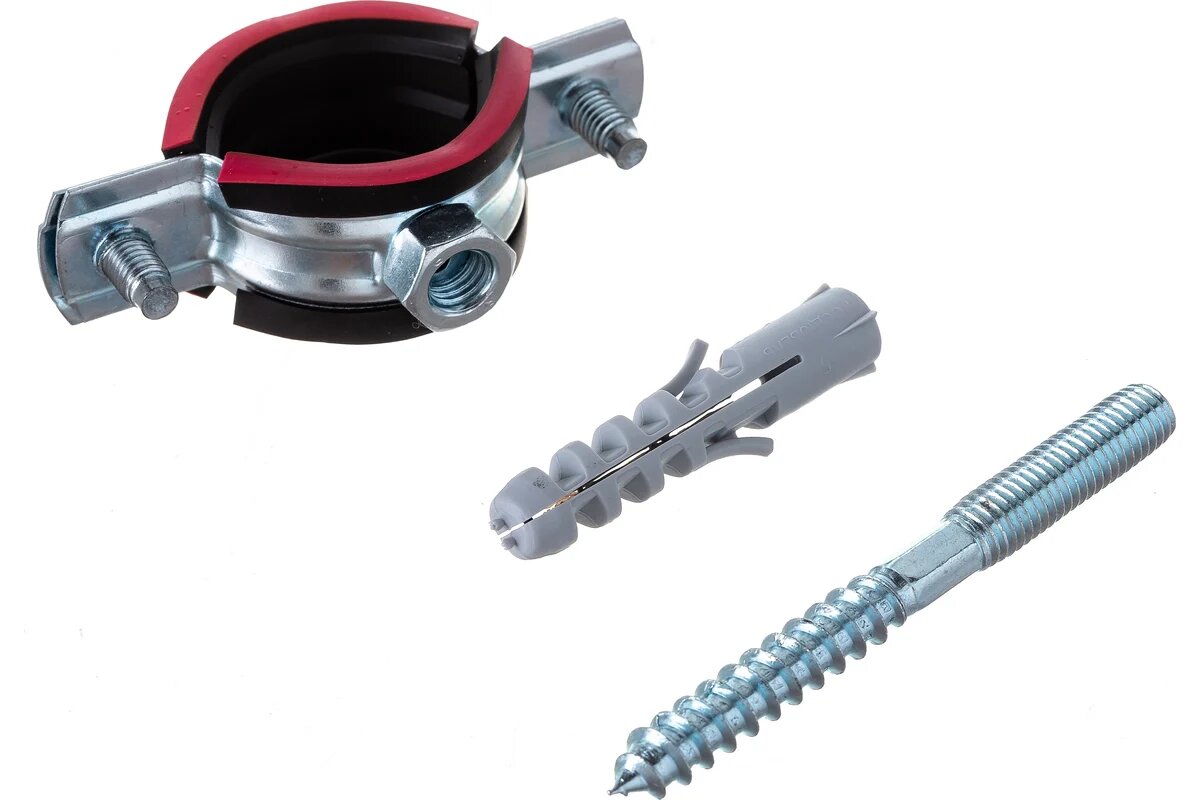 Gigant трубный хомут х-т комплект оцинкованный 1,32-1,35 М8 G/1/71 для труб водоснабжения