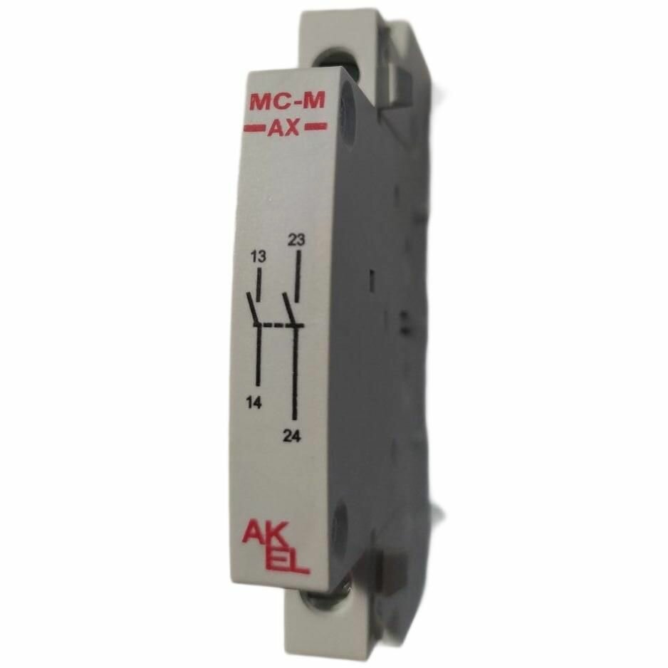AKEL Дополнительный контакт к модульным контакторам 2NO ВА47-МС-М-ДК-20 (арт.401300)
