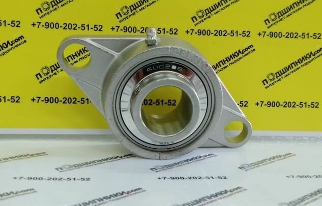 SSUCFL206 Подшипниковый узел VOBERG из нержавеющей стали