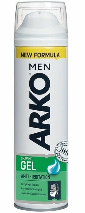 Гель для бритья ARKO Anti-Irritation, 200 мл