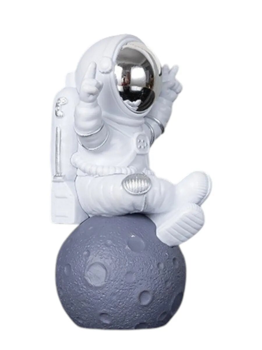 Подставка для телефона "Космонавт" интерьерная фигурка, высота 11см