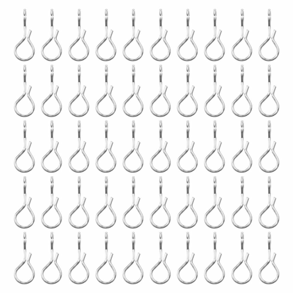 50шт соединительное кольцо для ловли нахлыстом quick pin connector-L