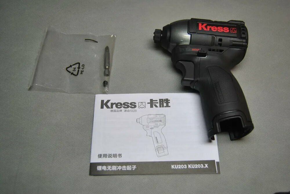 KRESS кран - стартера KU203(Голый металл) отправить сверло