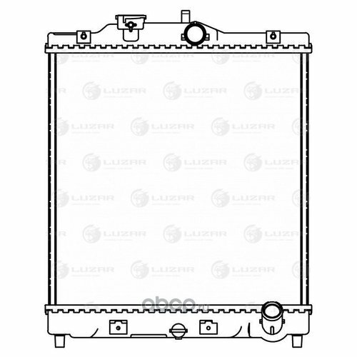 Радиатор охл. для а/м Honda Civic V (91-)/Civic VI (95-)/HR-V (98-) МТ (LRc 2309 Luzar LRc2309
