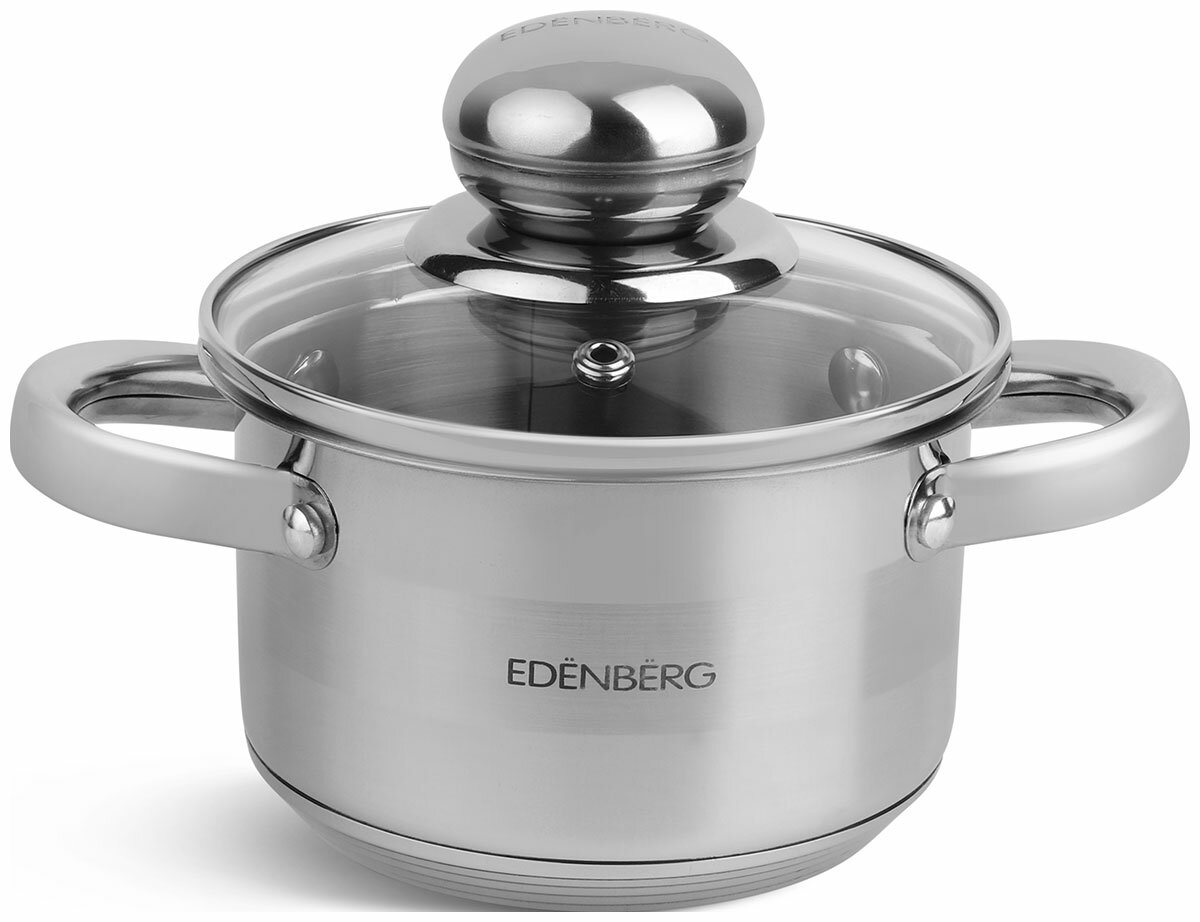 Кастрюля с крышкой Edenberg EB-3002 1.3 л
