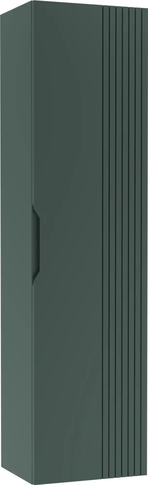 Шкаф-пенал для ванной Домино Garden 40 универсальный подвесной, 40 см, зеленый, матовый, с дверками, из МДФ