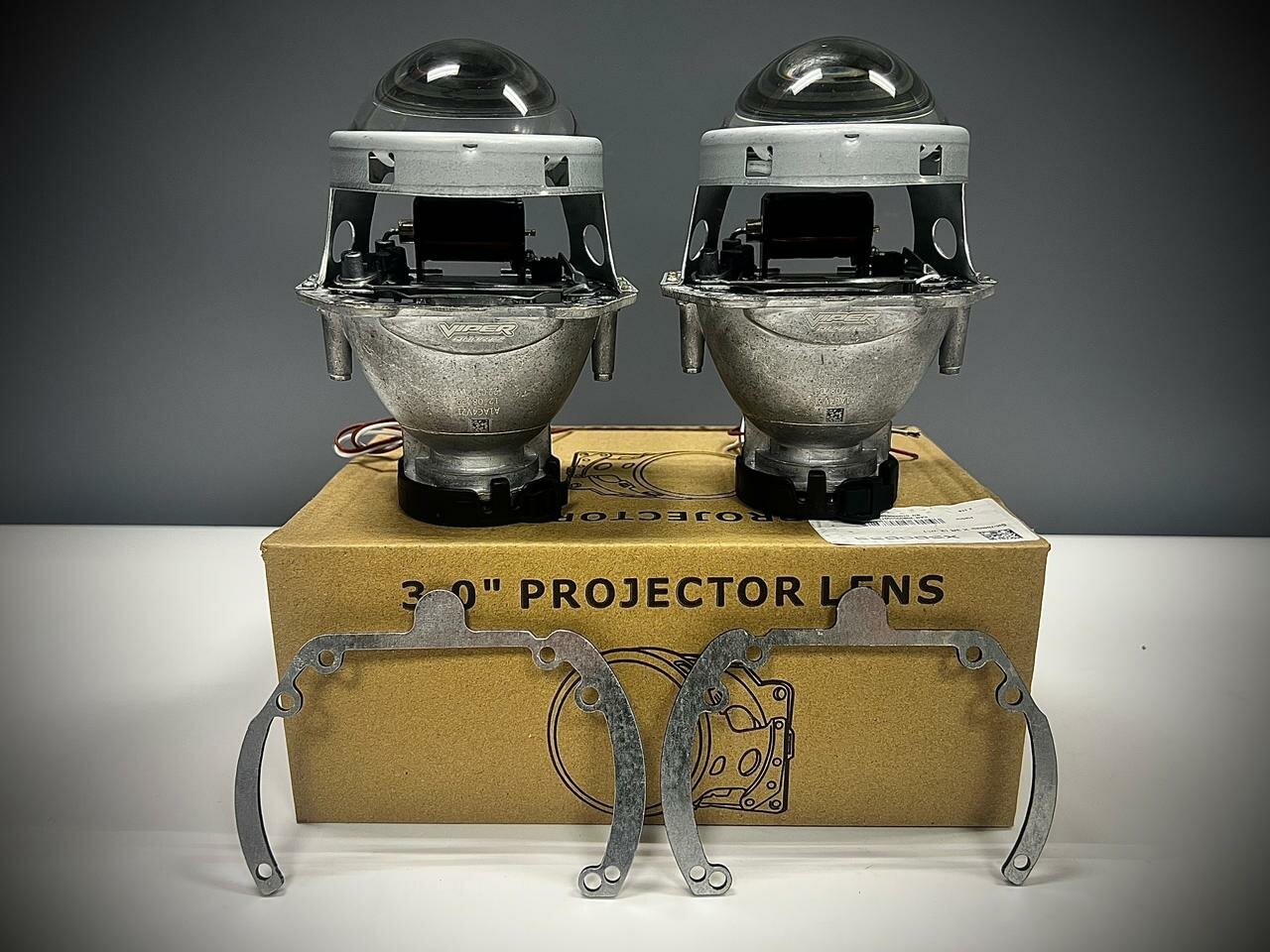 Ксеноновые линзы для Land Rover Freelander 2 2006-2014 / Би линзы Hella 3 на Ленд Ровер Фрилендер