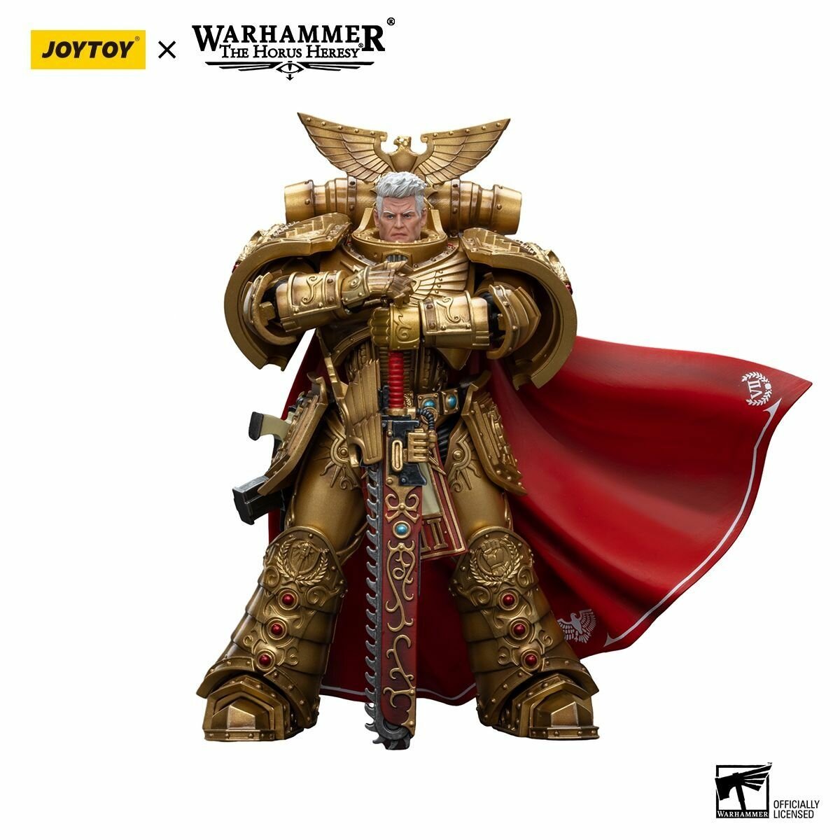 Подвижная фигурка JOYTOY Warhammer The Horus Heresy 1/18 Action Figures Imperial Fists Rogal Dorn, Primarch of the Vllth Legion Model Toy Gift Free Shipping