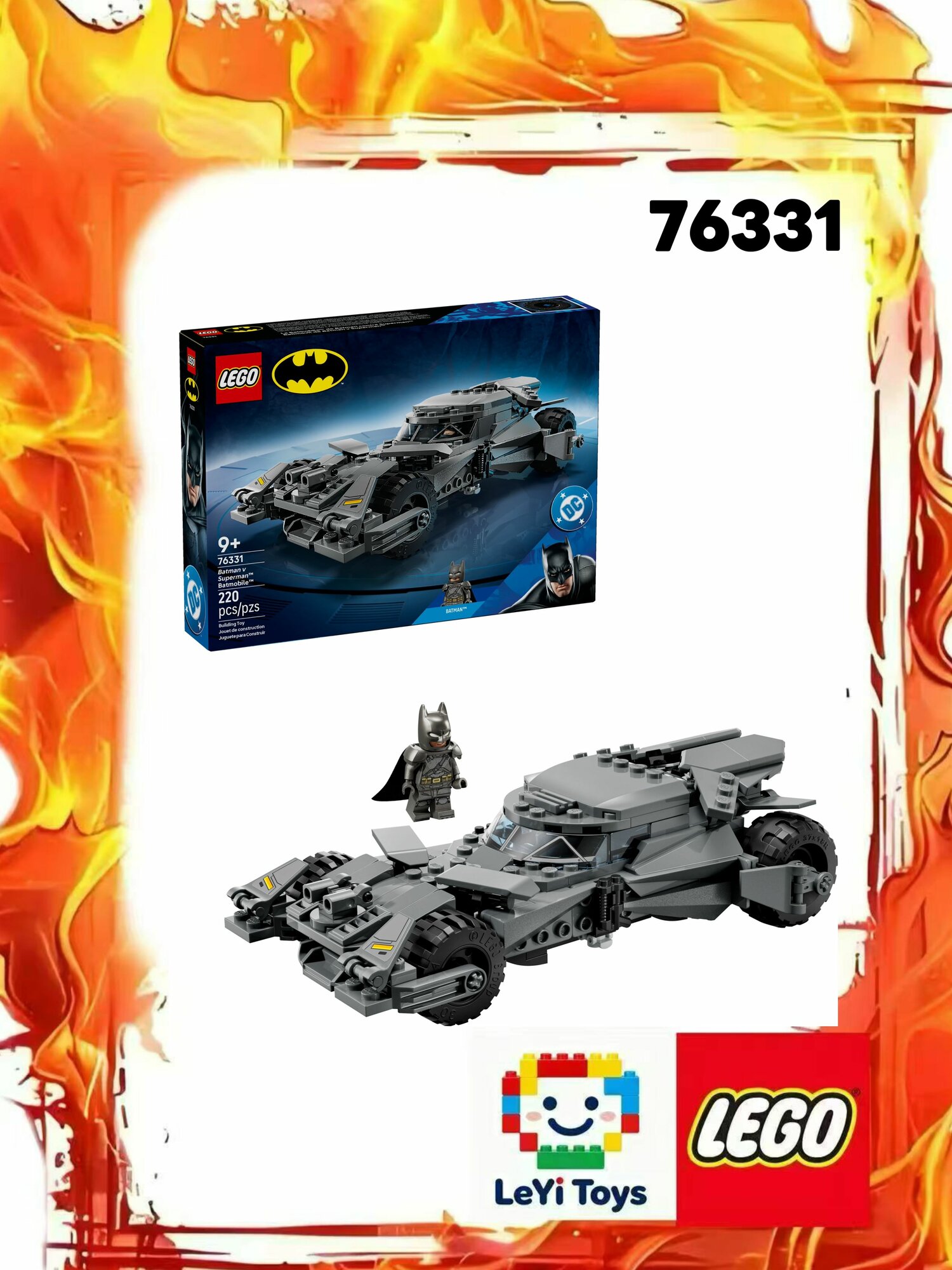 Конструктор LEGO DC Comics Super Heroes 76331 Бэтмен против Супермена