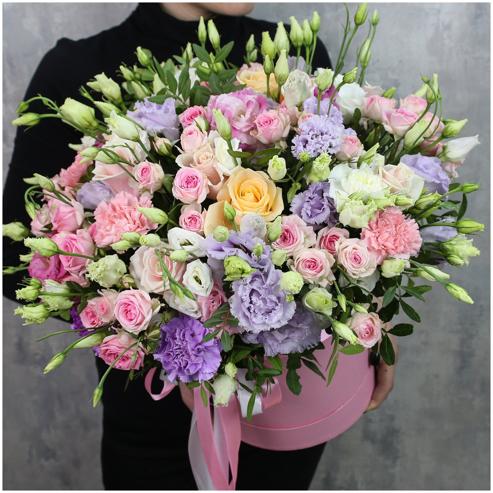 Коробка с цветами «Бланшери»