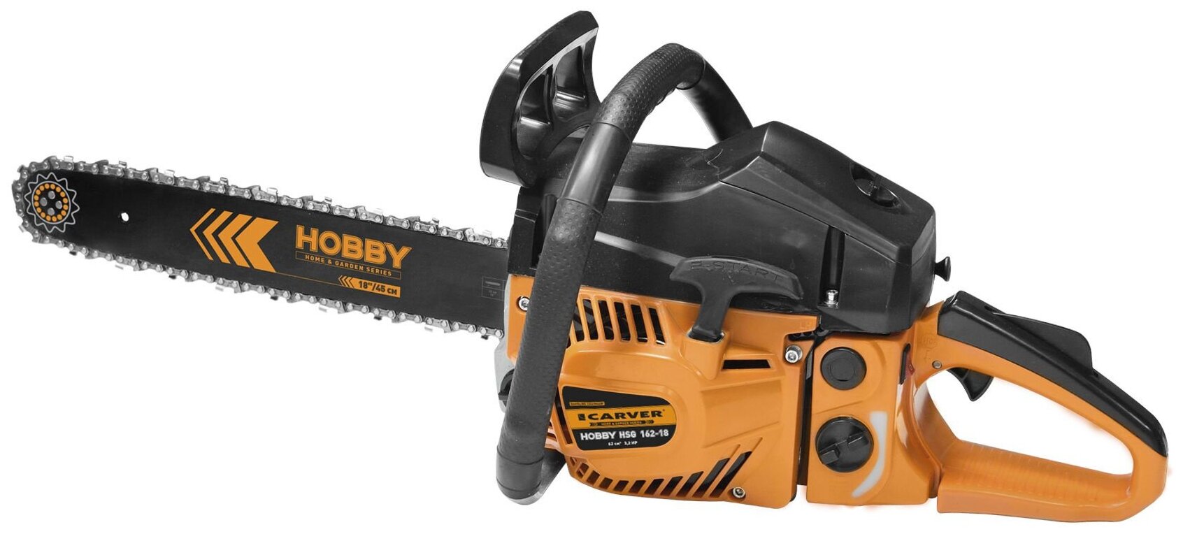 Бензопила Carver HOBBY HSG 162-18 2400Вт 3.2л. с. дл. шины:18 (45cm) (01.004.00048)