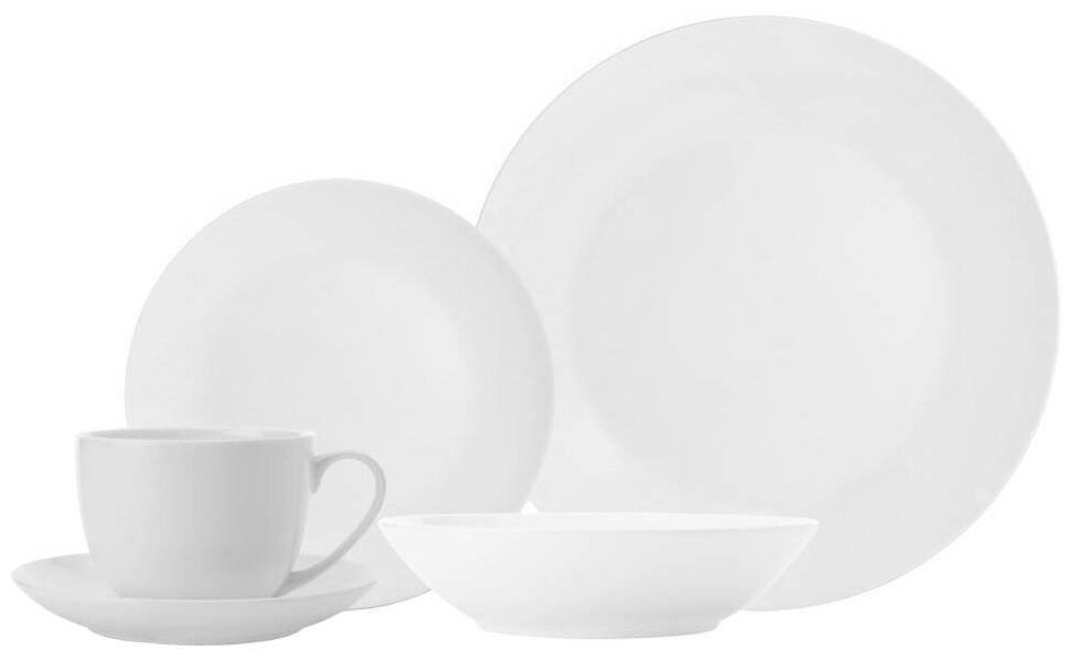 Набор обеденный с чашками 20 предметов на 4 персоны Кашемир (Maxwell&Williams)