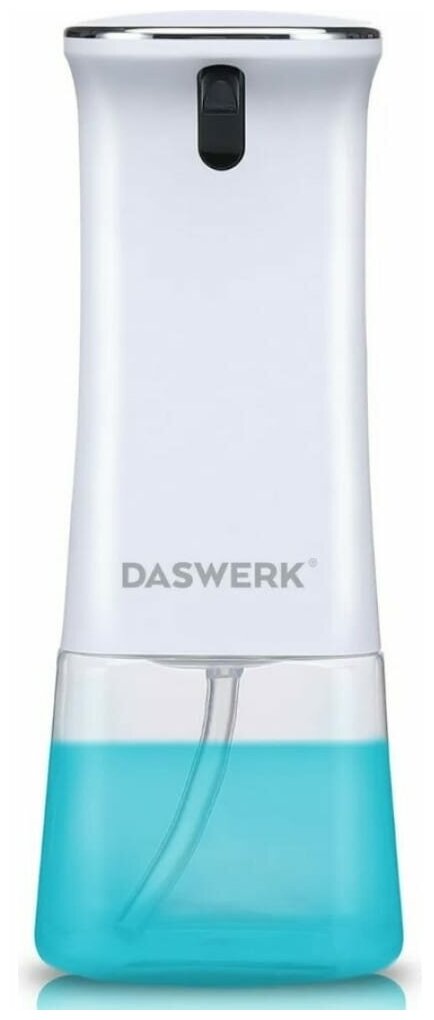 Сенсорный бесконтактный дозатор для жидкого мыла/средства для посуды DASWERK 350 мл 607845