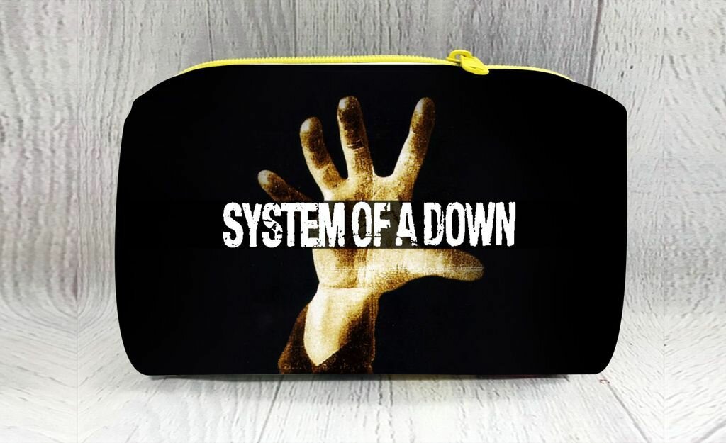 Пенал мягкий горизонтальный System of a Down, Систем оф а Даун №6