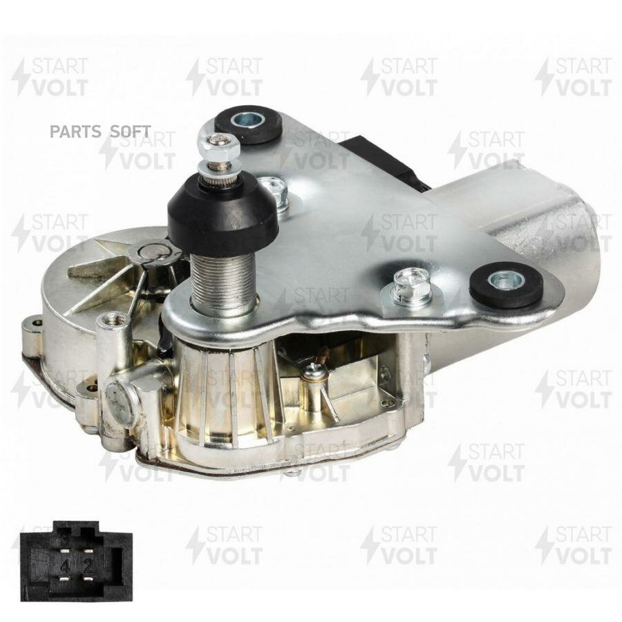 STARTVOLT VWB-0123 Моторедуктор стеклооч. для а/м Лада 2123/Chevy Niva (задн.) (VWB 0123) ()