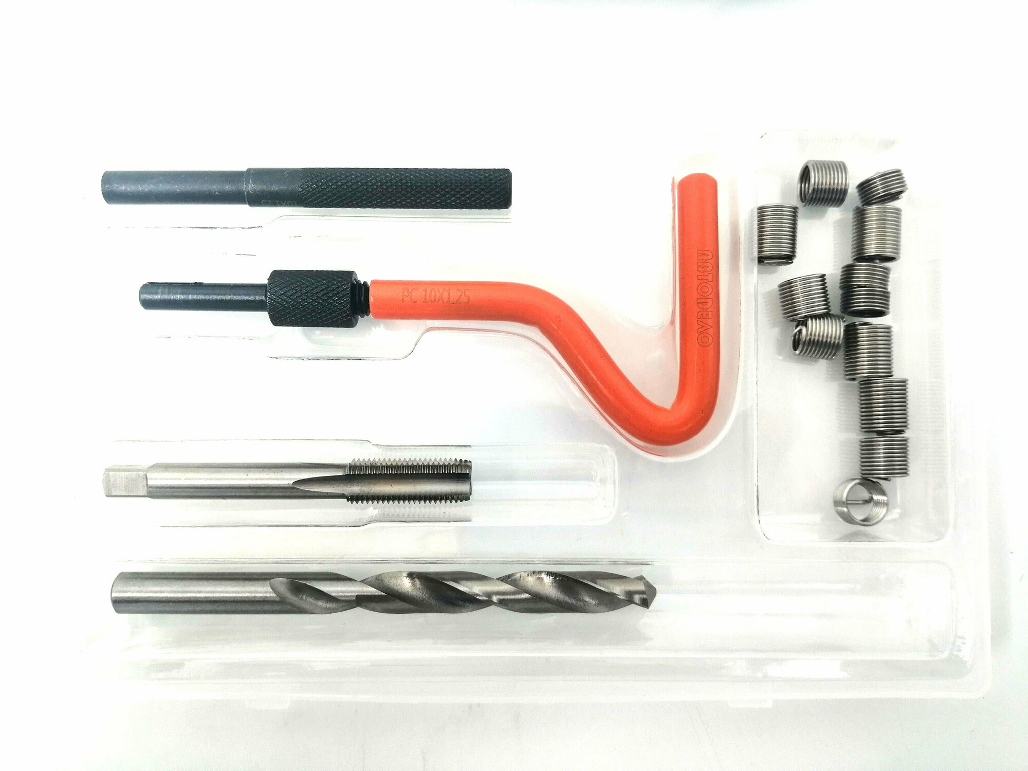 Набор для восстановления резьбы М10-1,25. 16 предметов АвтоDело