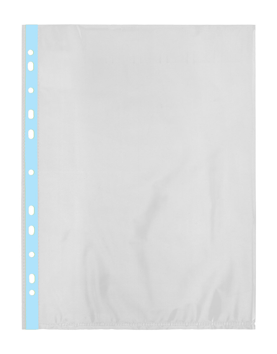 Expert Complete Premier Файл-вкладыш с цветной полоской A4 20 шт 30 мкм голубой EC290901