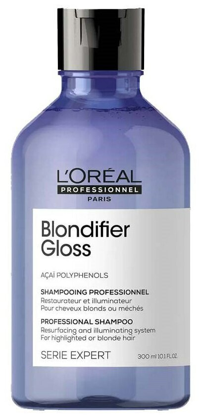 Loreal Blondifier Gloss - Шампунь для светлых волос 300 мл