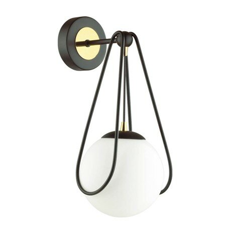 Бра AURA S3447-1W BK+FGD+WT