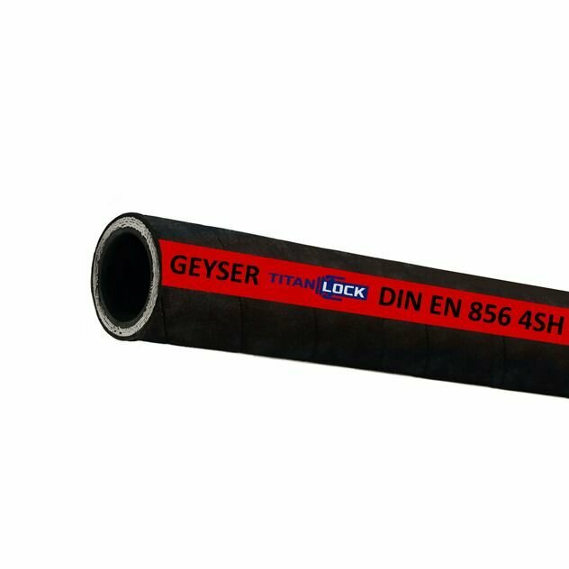 Рукав высокого давления РВД GEYSER 4SH EN856, внутр. диам. 25мм, TLGY025-4SH TITAN LOCK, 5 метров