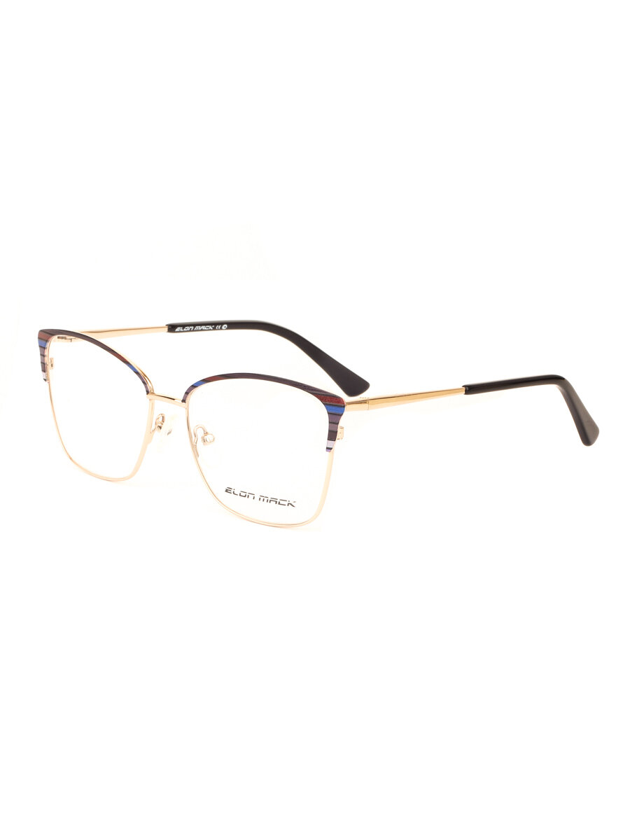 Оправа для очков ElonMack 3911 C1, металлическая, кошачий глаз