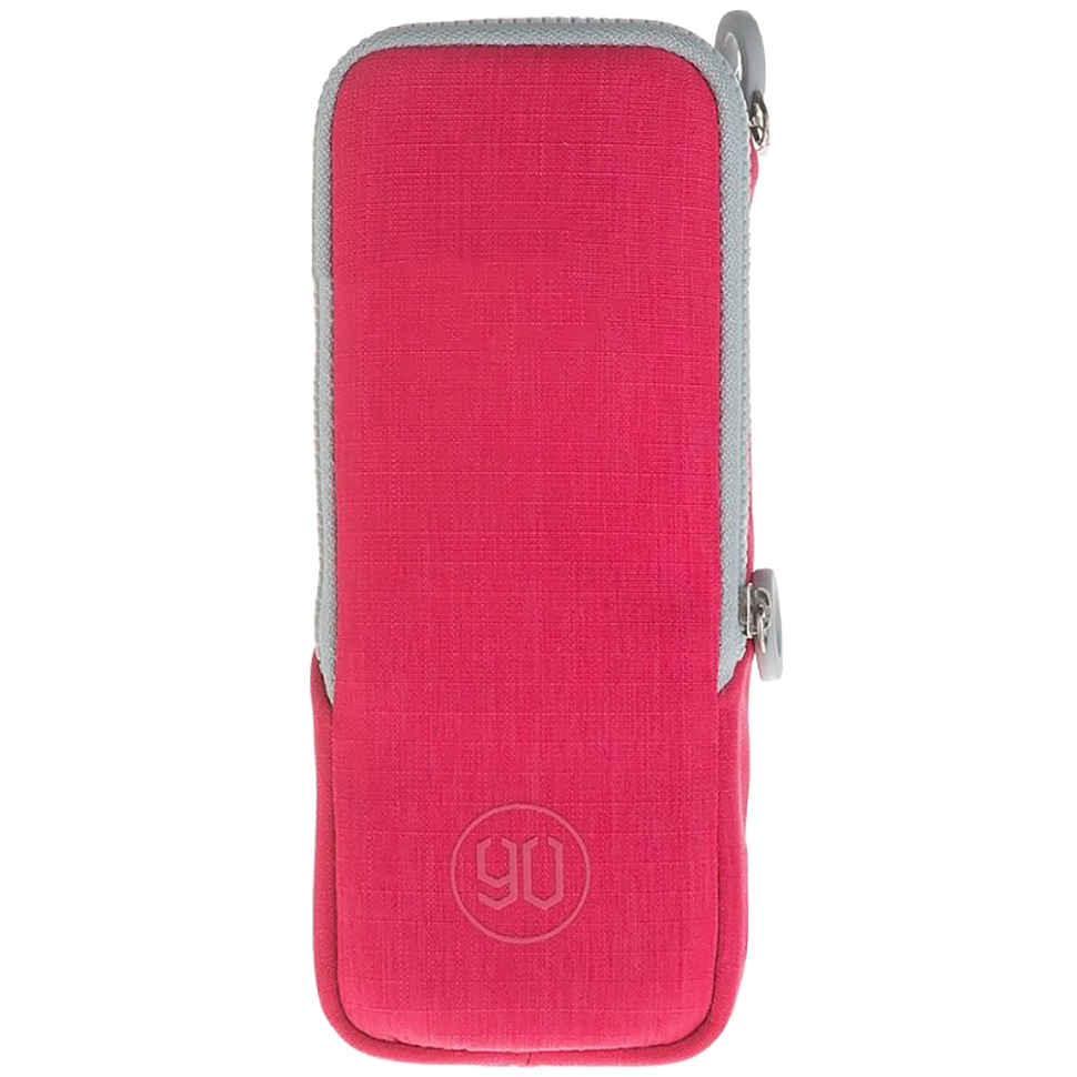 Пенал школьный NINETYGO Smart School Pencil Case на молнии (розовый)