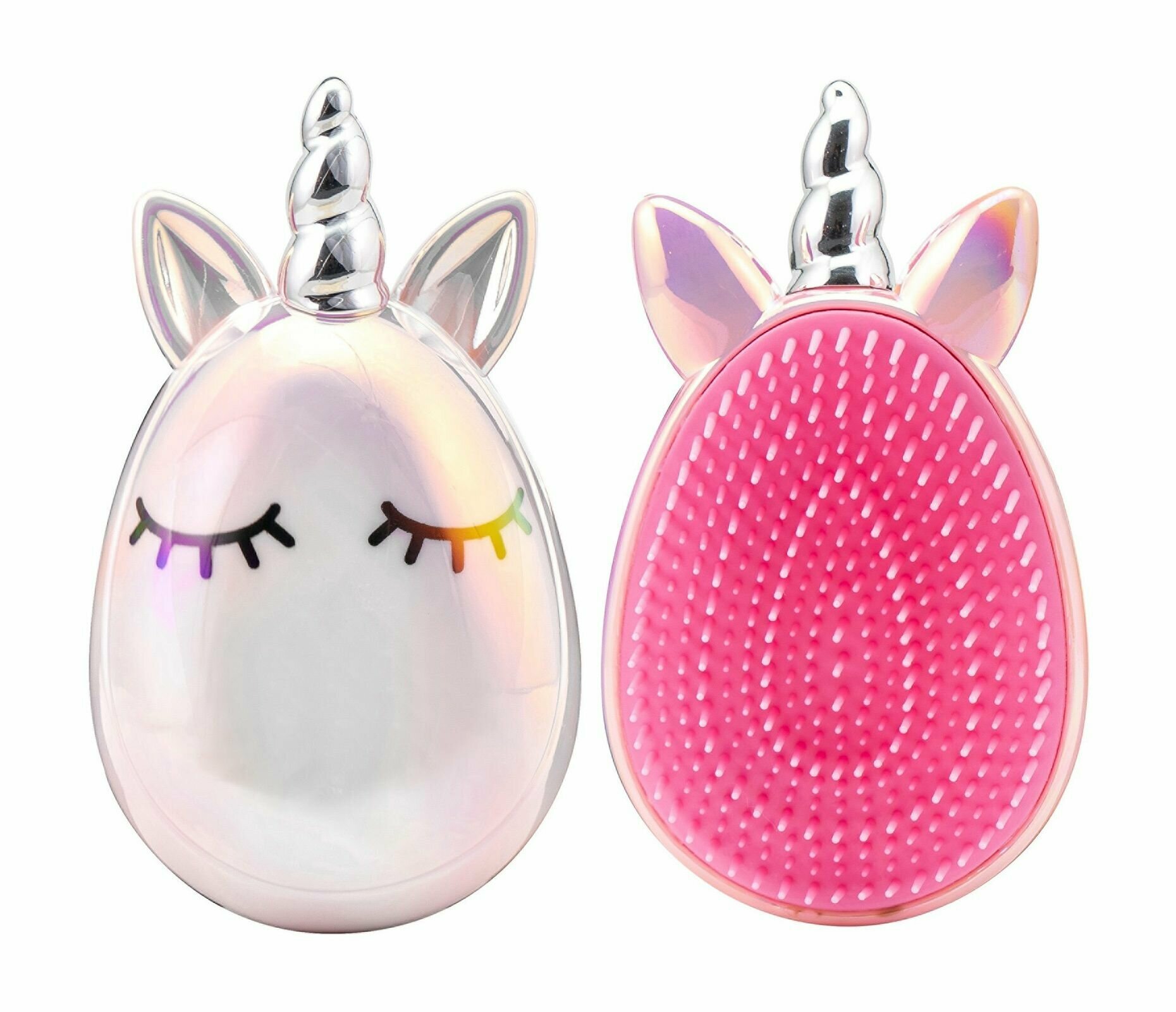 MARTINELIA Расческа для волос Единорог дет, перламутровая