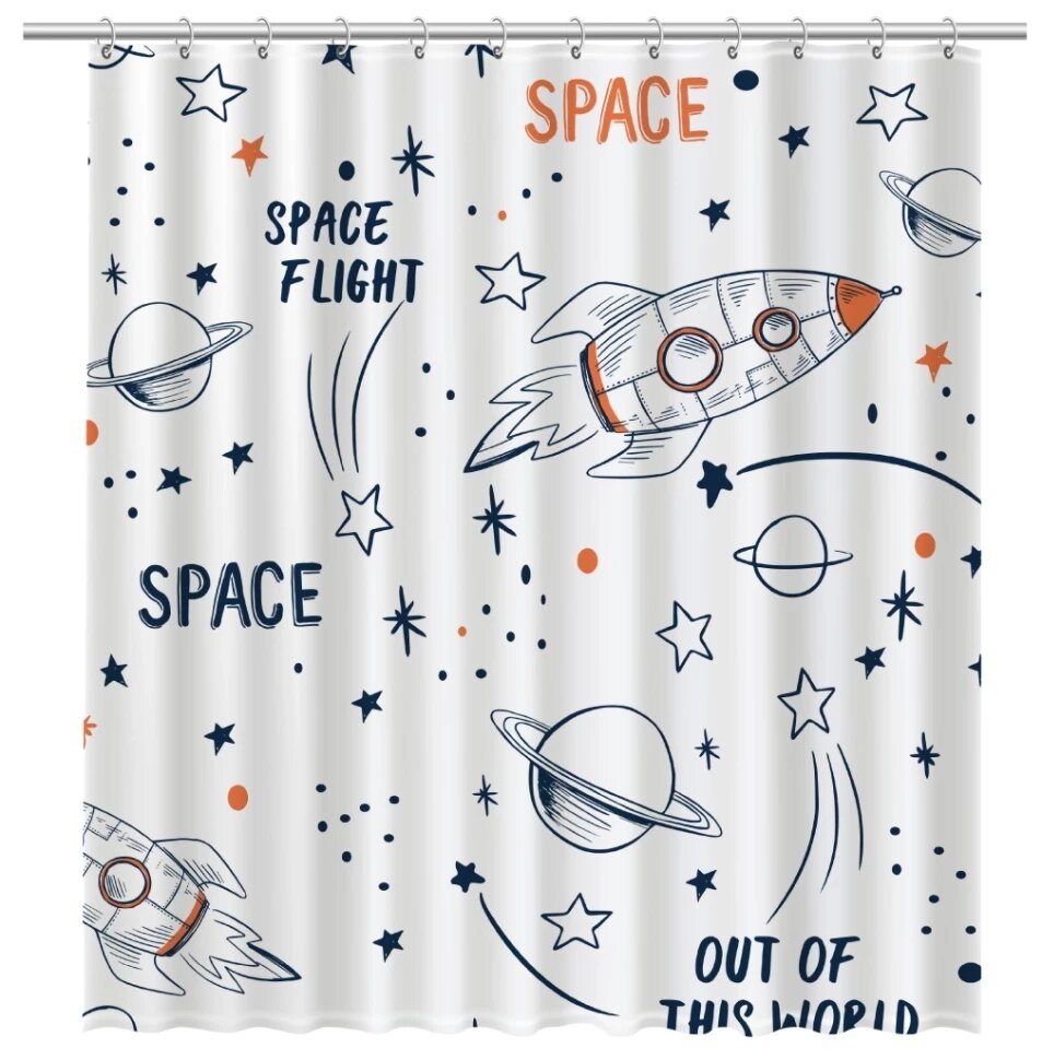 Штора для ванной комнаты Fixsen Design Space FX-2508