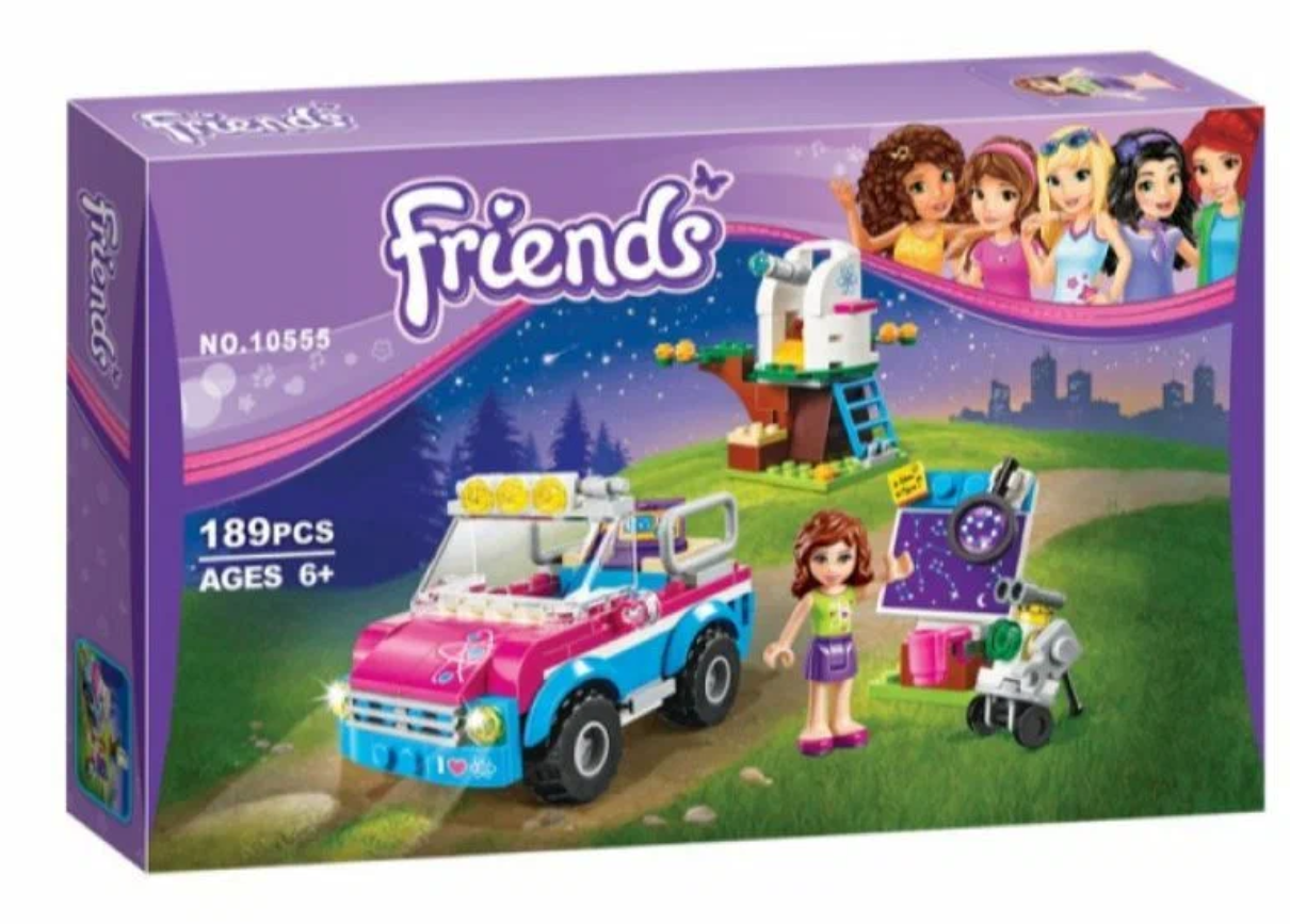 Конструктор Lari (Bela) Friends 10555 Звездное небо Оливии, 189 дет.