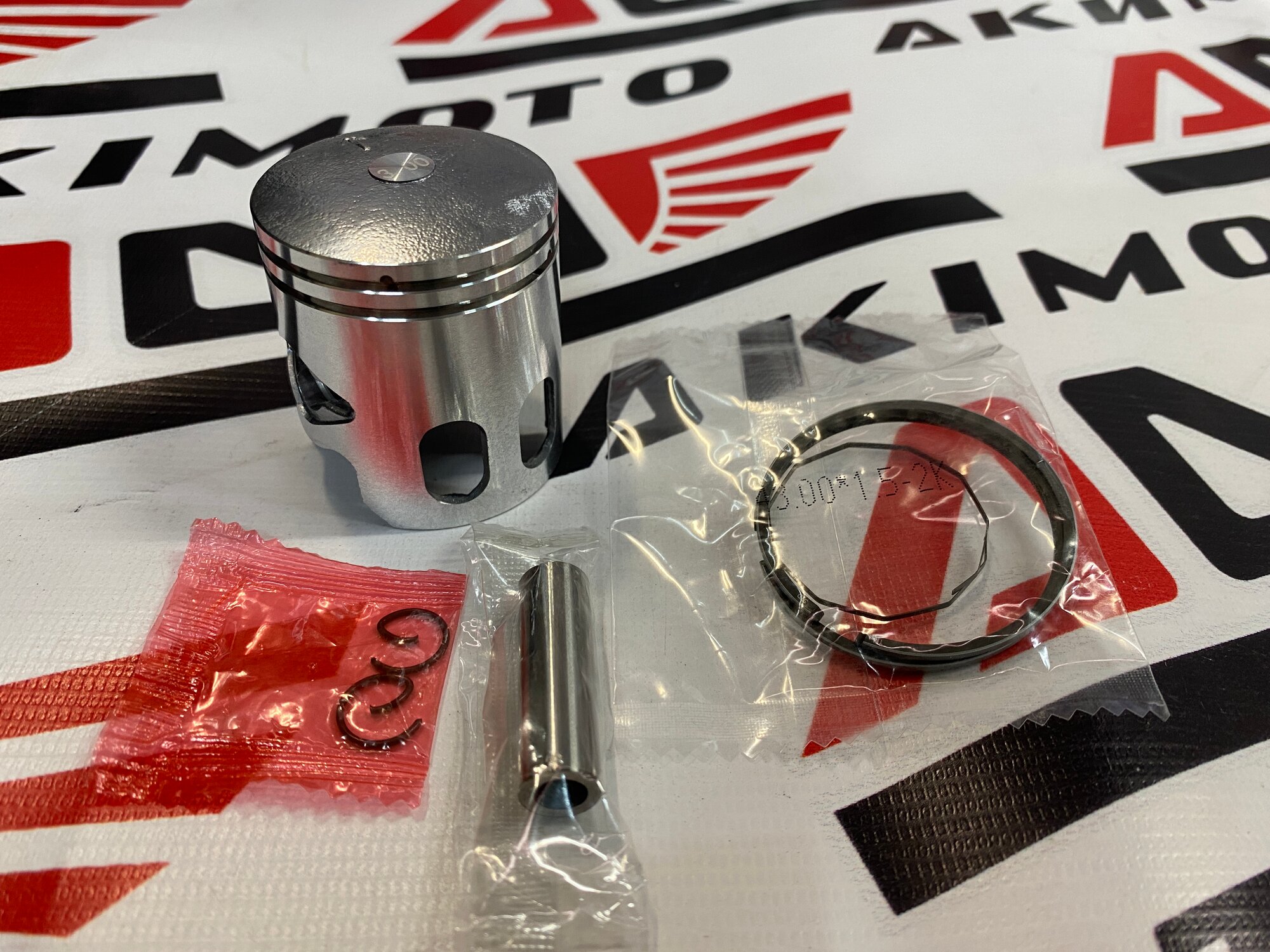 Поршень Yamaha Jog 65см3, d-43 мм, p-10 мм