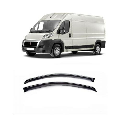 Дефлекторы боковых окон FIAT Ducato Фиат Дукато (2001-2006) / (2008-2012) (Елабуга)