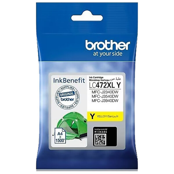 Картридж BROTHER LC472XLY желтый