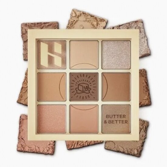 Палетка для макияжа глаз Holika Holika My Fave Mood Eye Palette тон 04 Butter Bread