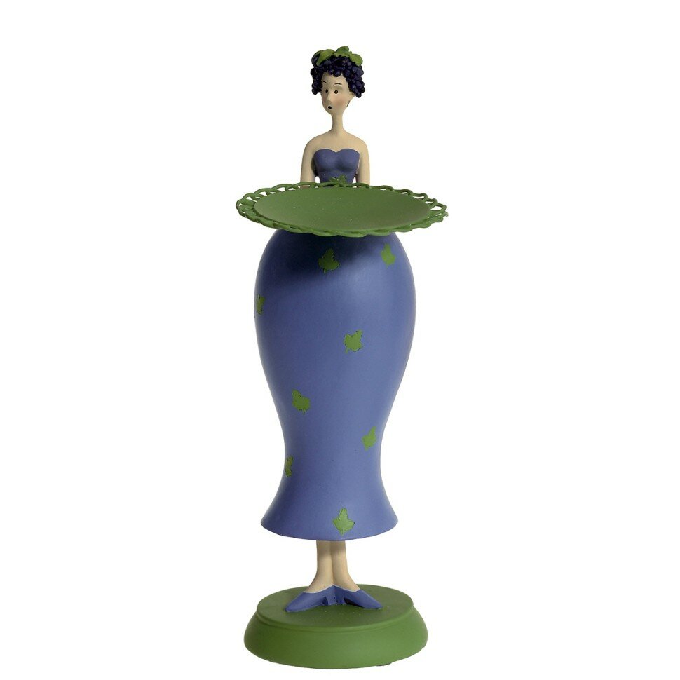 Fiebiger Floristik 850053-600 Фигурка декоративная, Blumenmadchen "Виноград", 19 см