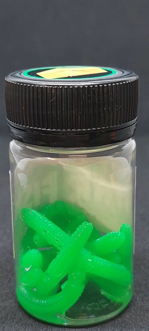 Форелевая приманка Либра, цвет зеленый, 65 мм, 8 шт в банке