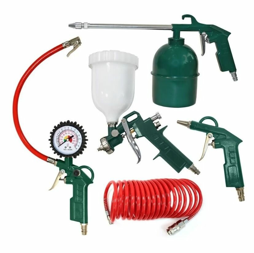 AC 5KIT Набор пневмоинструмента 5 предметов FAVOURITE