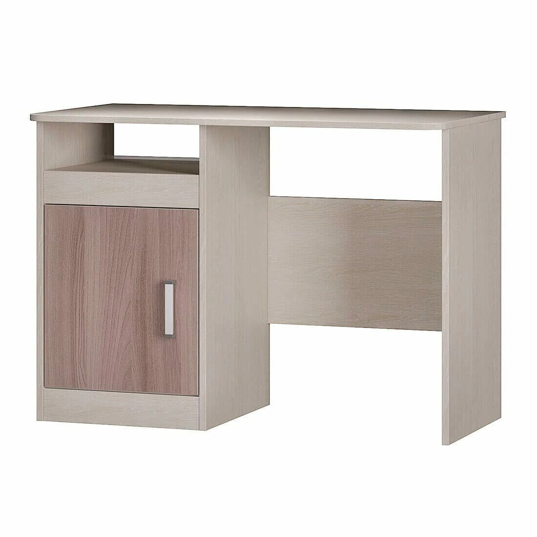 Стол письменный «Паскаль», дуб атланта/ясень шимо (970х500х750)