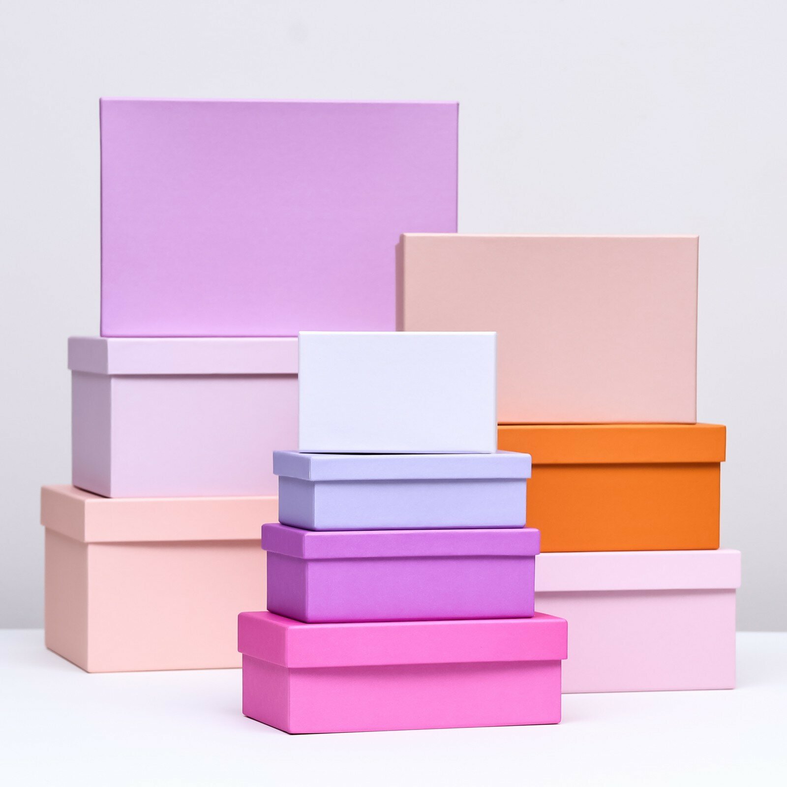 Подарочные коробки 10 в 1 «Палитра мечты», 32.5 × 20 × 12.5 - 12×7×4 см