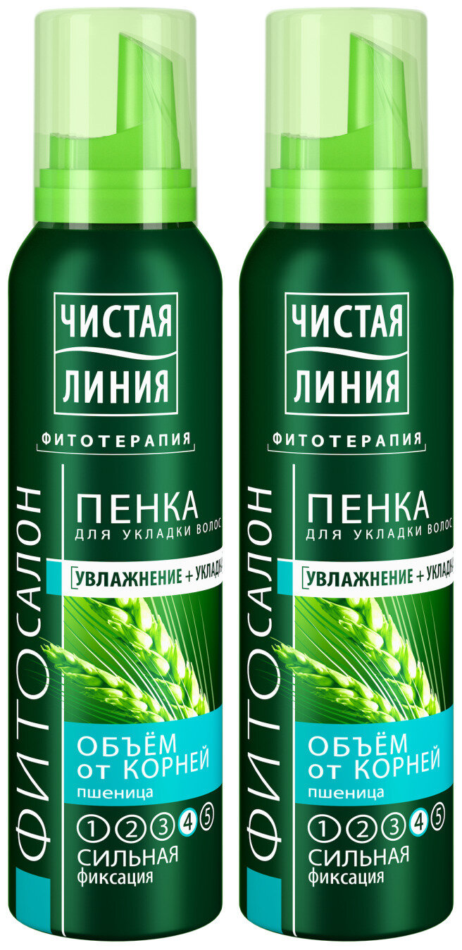 Чистая Линия Гель для укладки Объём от корней 150 мл, 2шт /