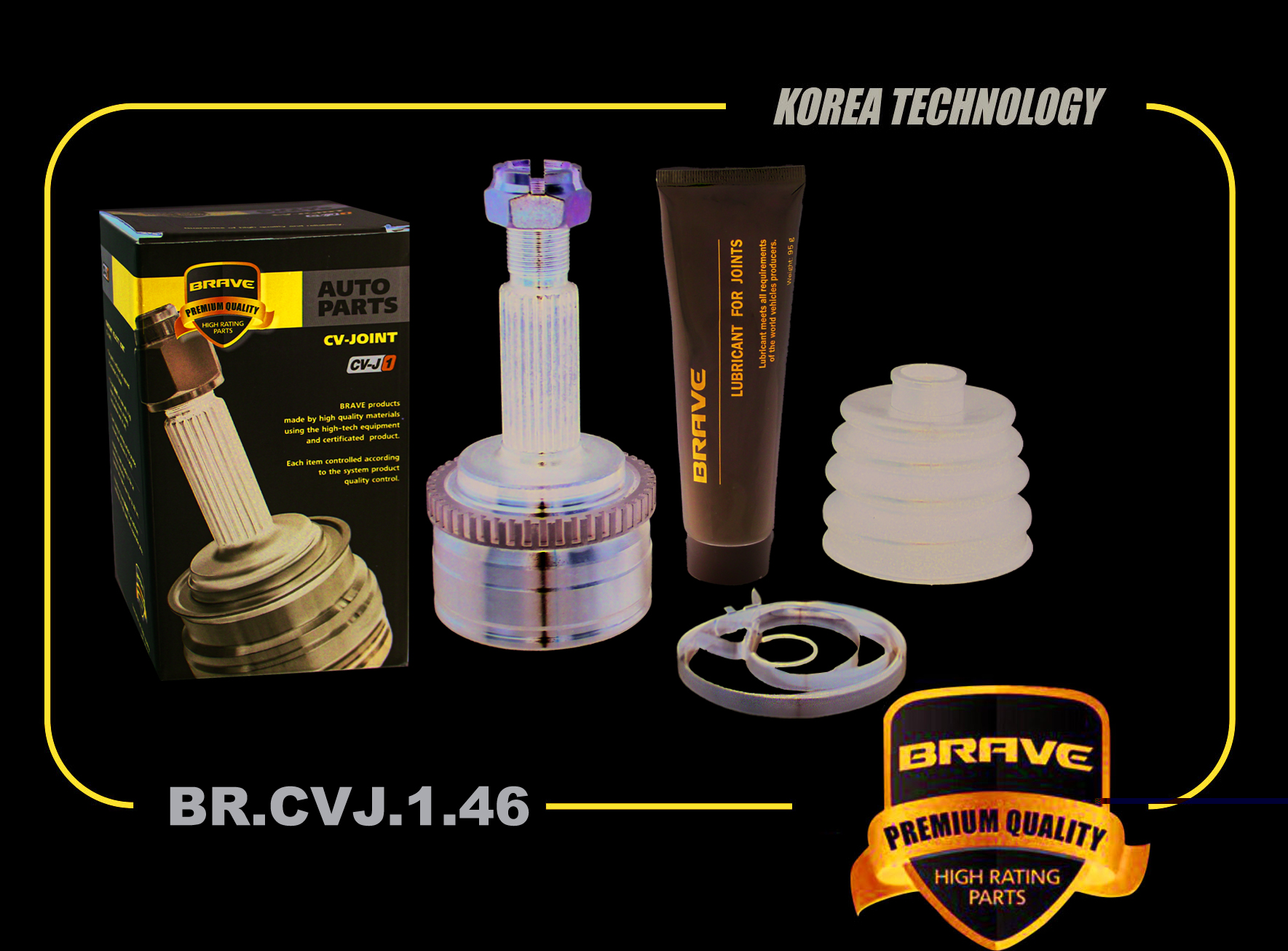 BRAVE BRCVJ146 шрус внешний ceed 06- mt abs