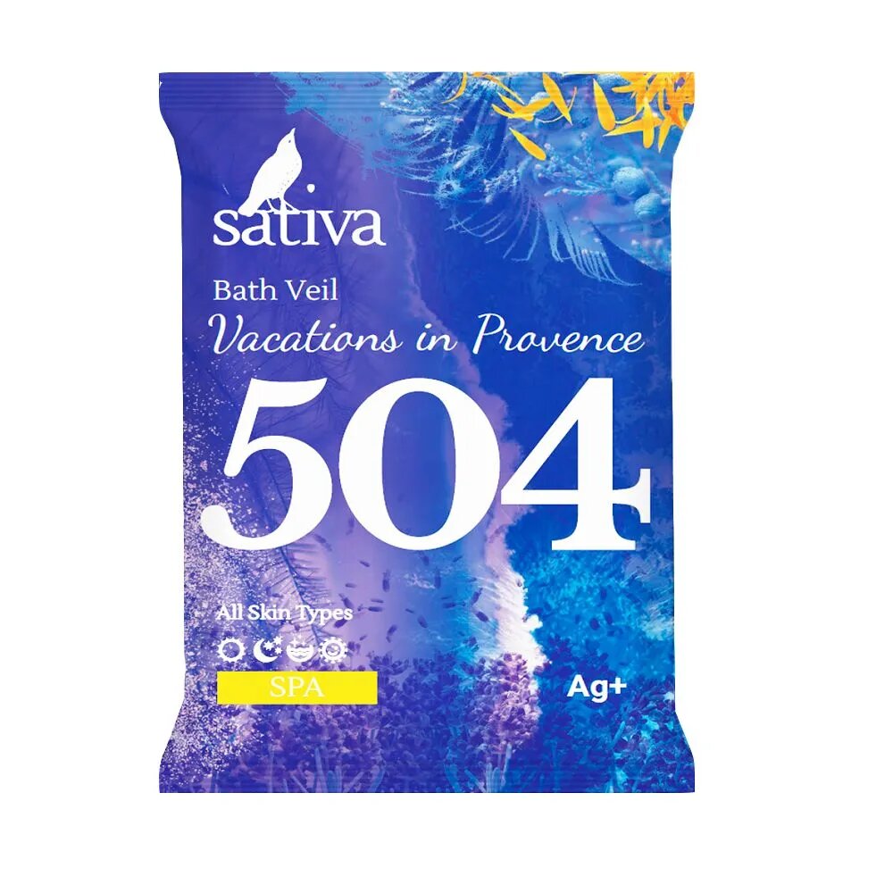 Sativa Вуаль для ванны "Каникулы в Провансе" №504