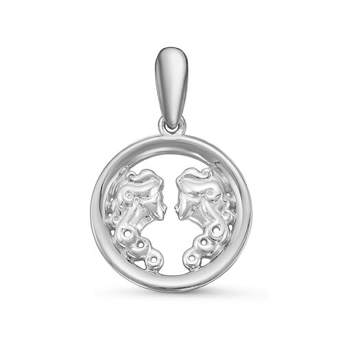 Подвеска, серебро, 925 проба, родирование