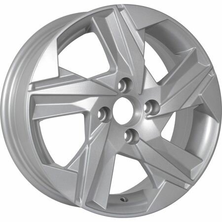 Колесный литой диск KDW KD1520 R15x6 4x100 ET46 CB54.1 Light_Silver_Painted