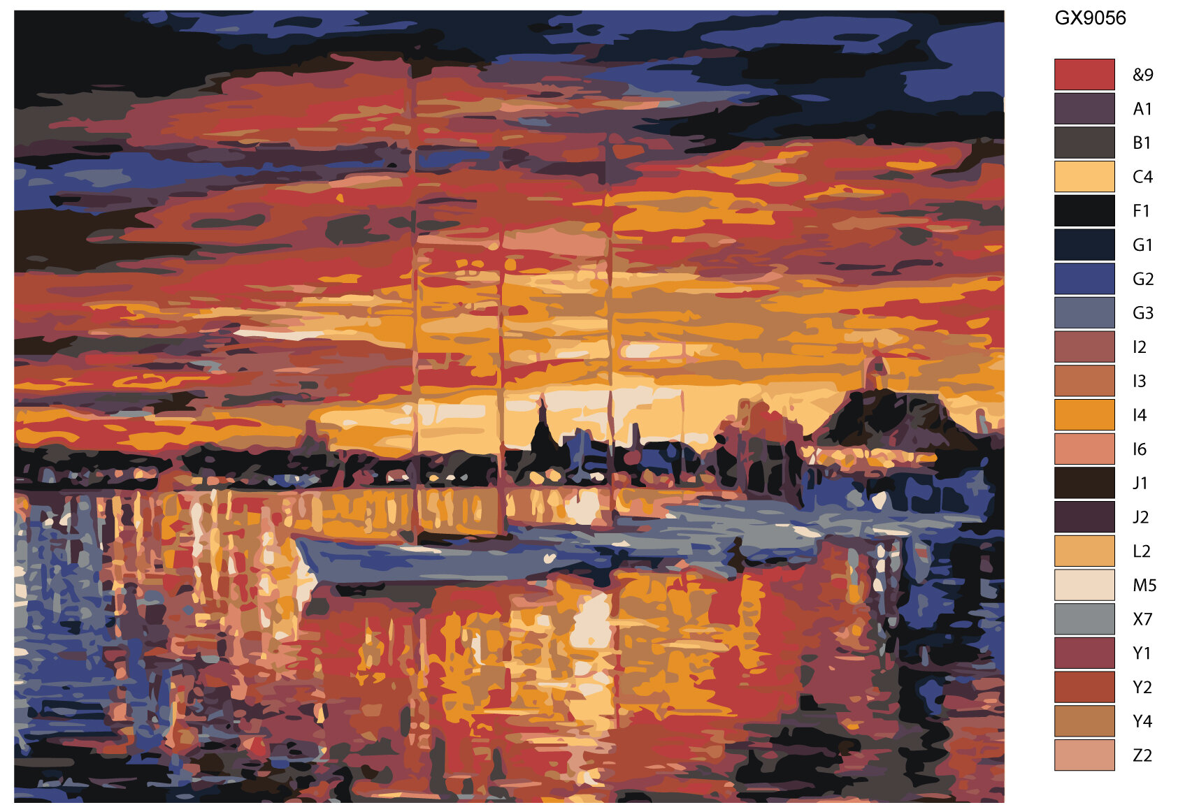 Картина по номерам "Парусные яхты, Хельсинки" Леонид Афремов GX9056 40x50