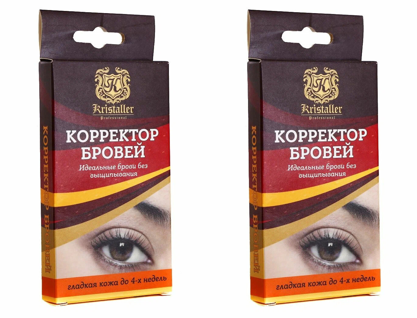 Kristaller Восковые полоски для коррекции бровей, 24 шт, 2 уп