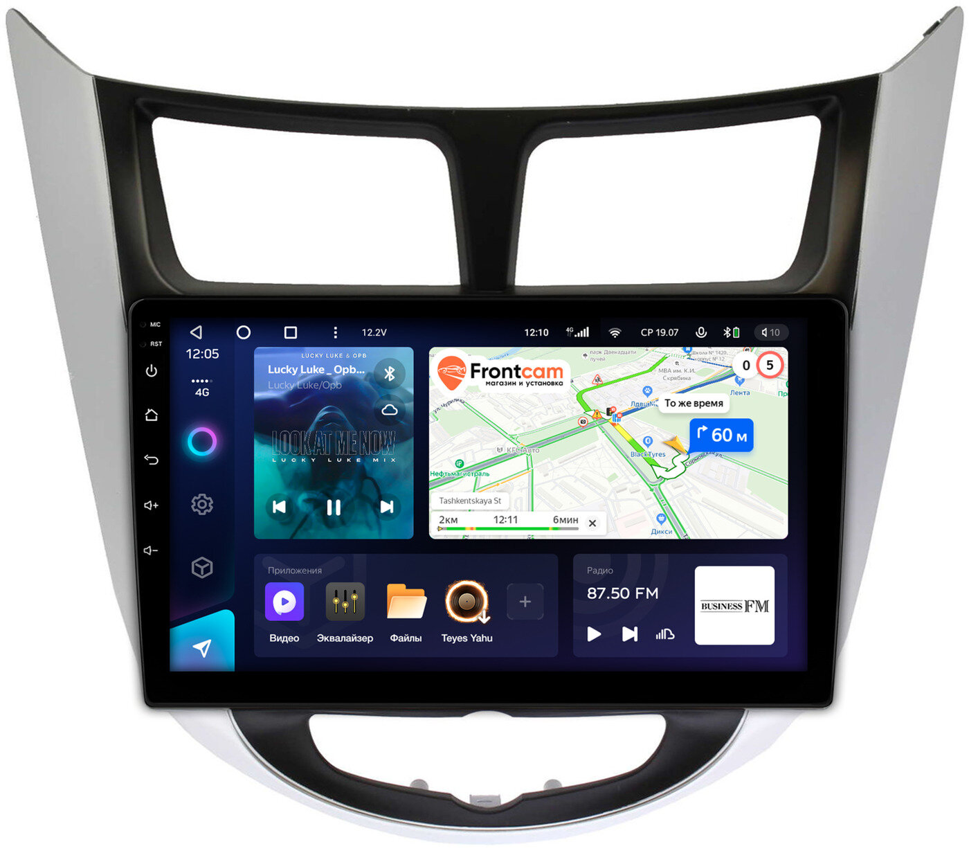 Штатная магнитола Teyes CC3L 4/64 9" RM-9027 Hyundai Solaris, Accent 4 2010-2019 Android 10 (4G-SIM, DSP, IPS)