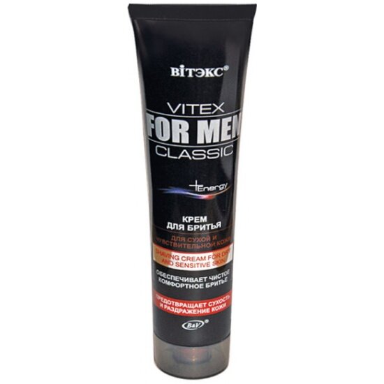 Крем для бритья Витэкс For Men Classic для сухой и чувст. кожи, 100 мл